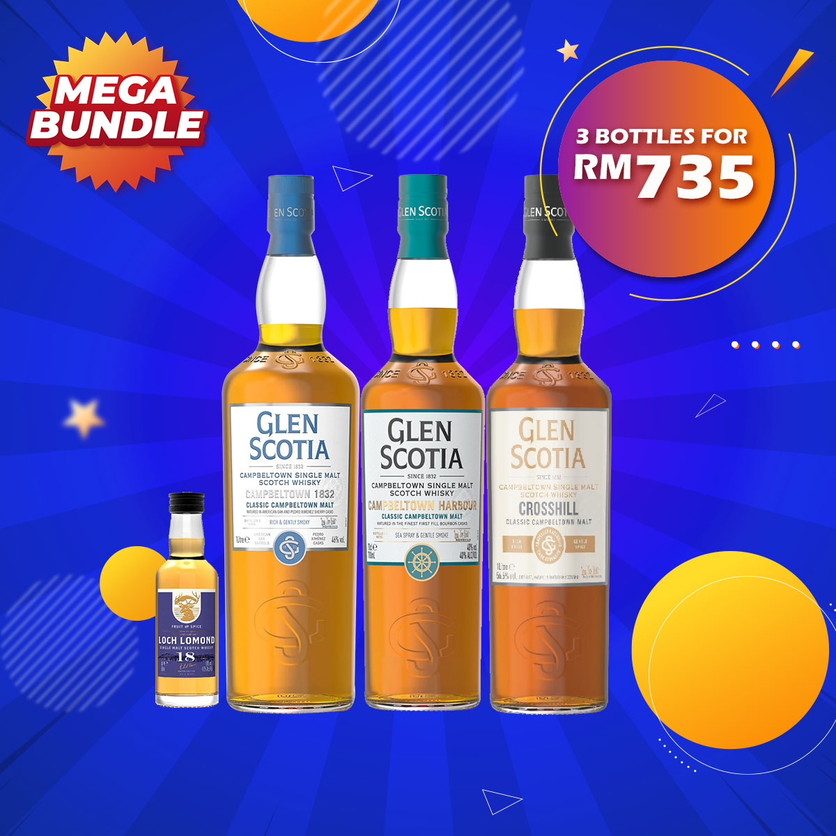 Loch Lomond 12YO Louis Oosthuizen 700ML X2 – Flash Sale MY