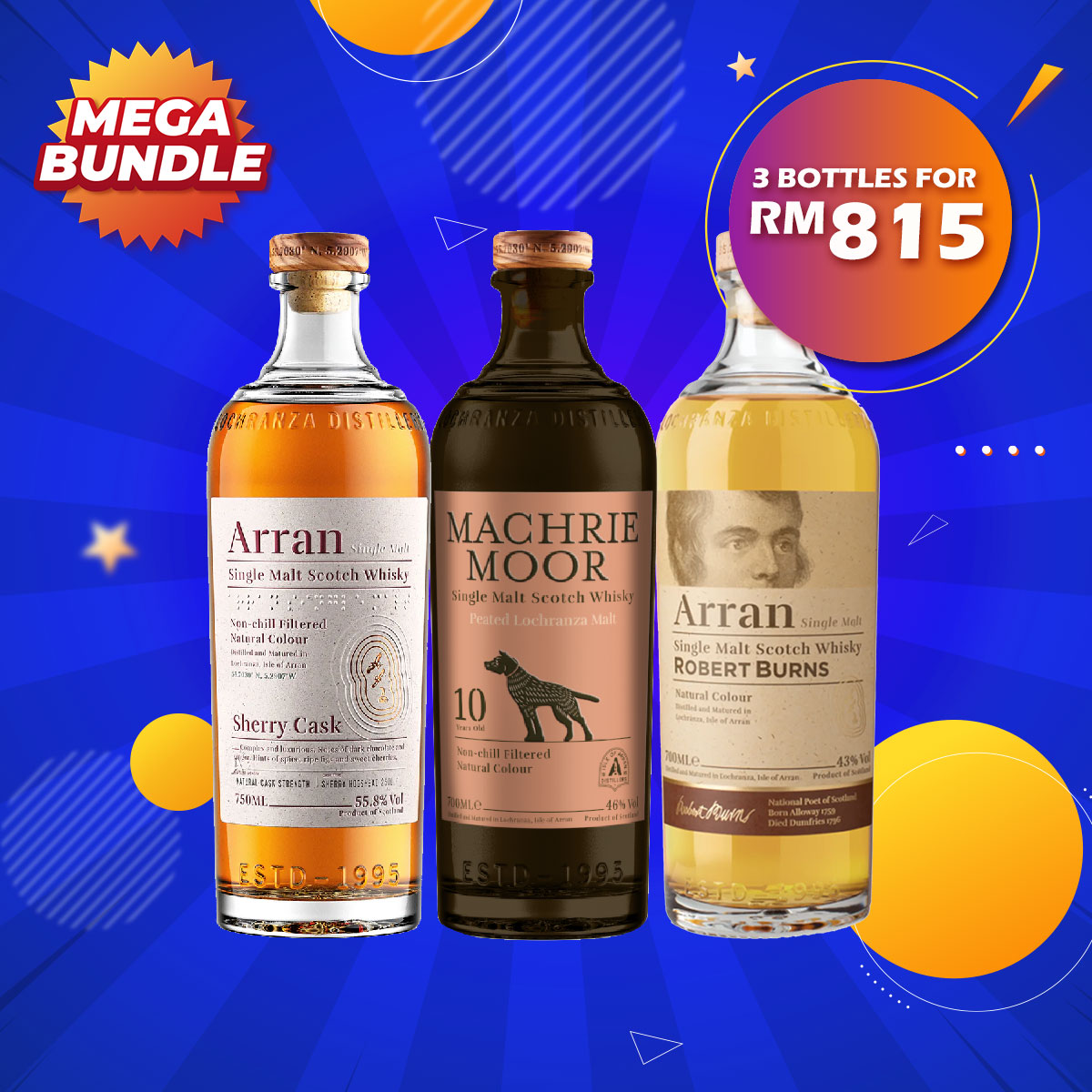 Mega Big Bundle – Arran Bundles No.2 [700ML] X 3