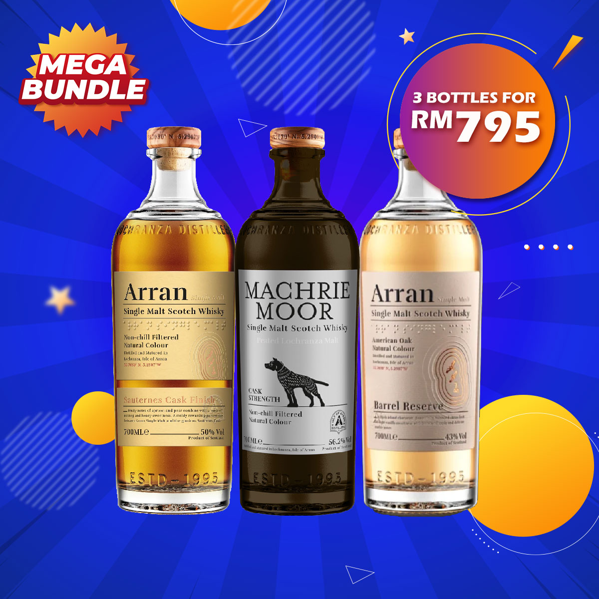 Mega Big Bundle – Arran Bundles No.3 [700ML] X 3